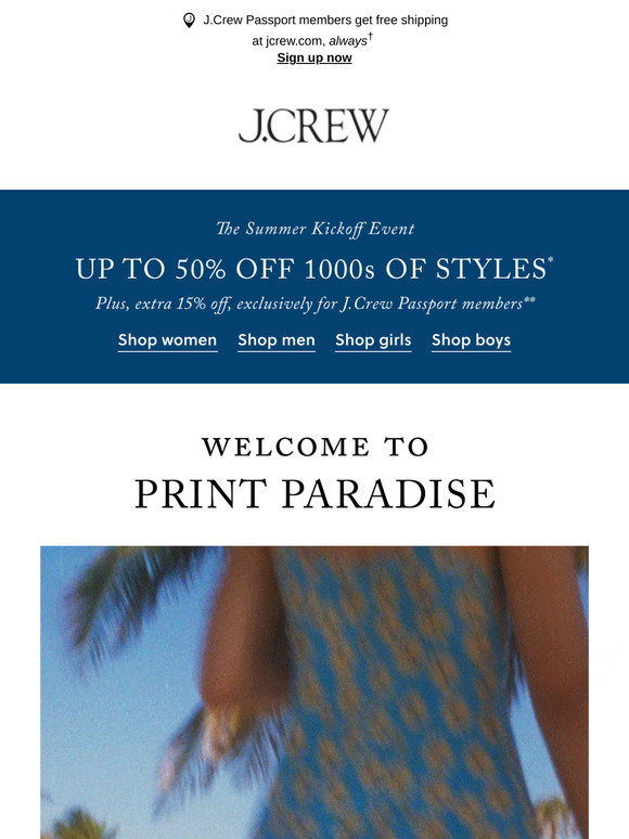 J.Crew: New prints just launched! See the latest... | Milled