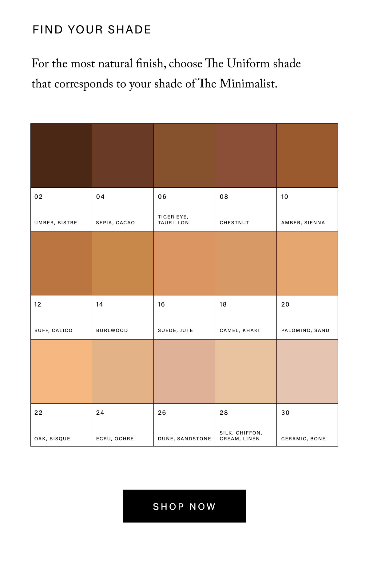 MERIT: How to find your shade of The Uniform | Milled