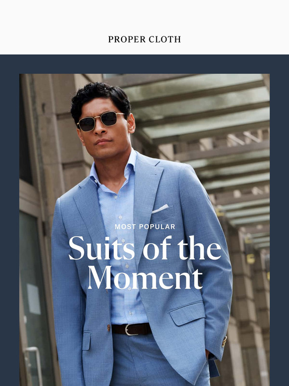 Proper Cloth: Suits of the Moment | Milled