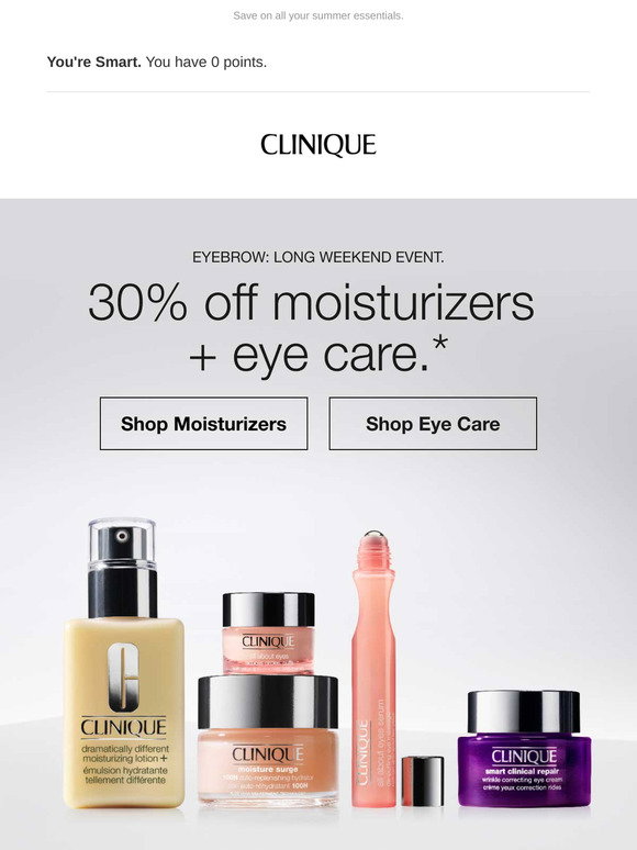 Clinique Email Newsletters: Shop Sales, Discounts, and Coupon Codes