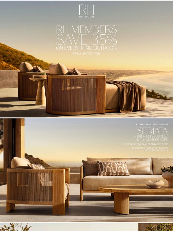 Restoration Hardware Email Newsletters: Shop Sales, Discounts, and ...