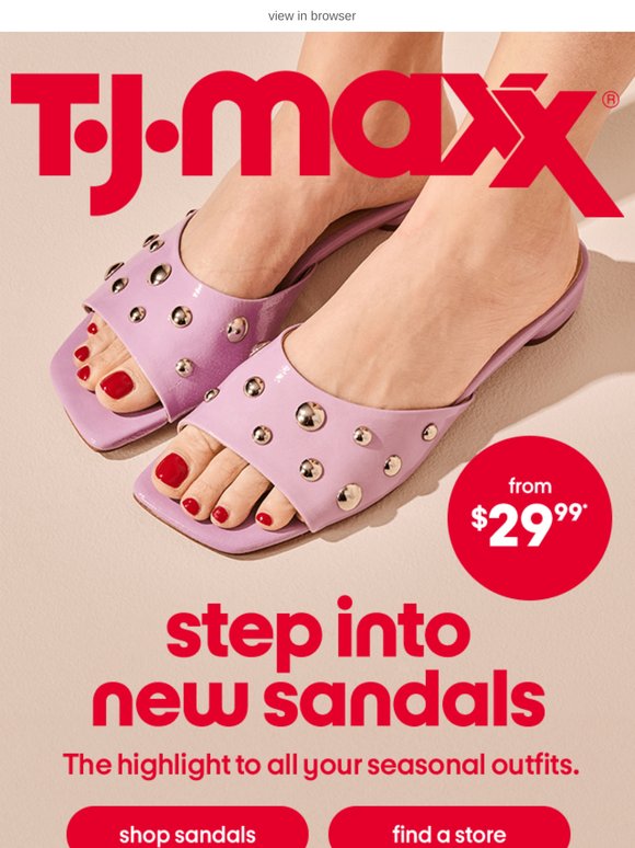 TJ Maxx: NEW & really cute sandals from $29.99* 🤍 | Milled