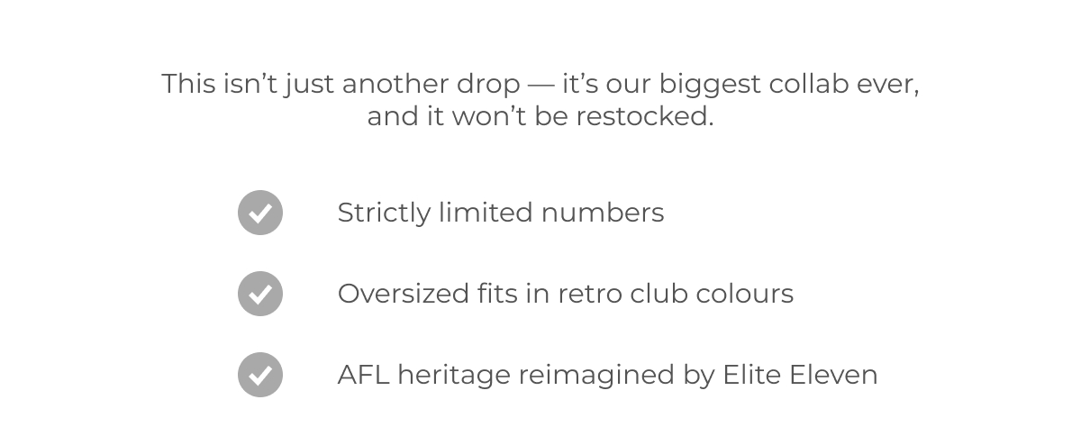 Elite Eleven: EE x AFL drops tomorrow 💪 | Milled