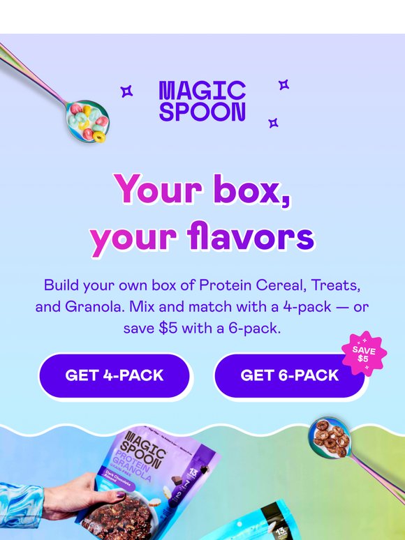Magic Spoon: Pick 6, save $5 | Milled