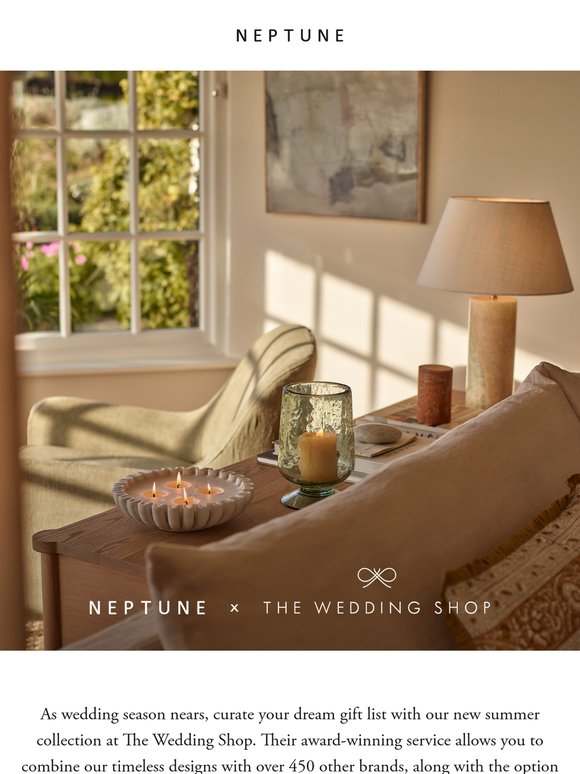 Neptune: Neptune x The Wedding Shop | Milled