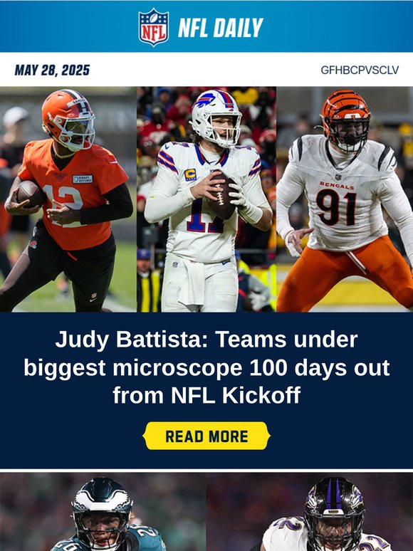 NFL Gamepass: 100 Days 'til 2025 NFL Kickoff! | Milled