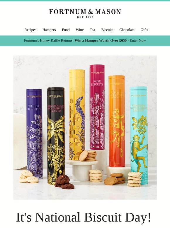 Fortnum & Mason: Happy National Biscuit Day!🍪 | Milled
