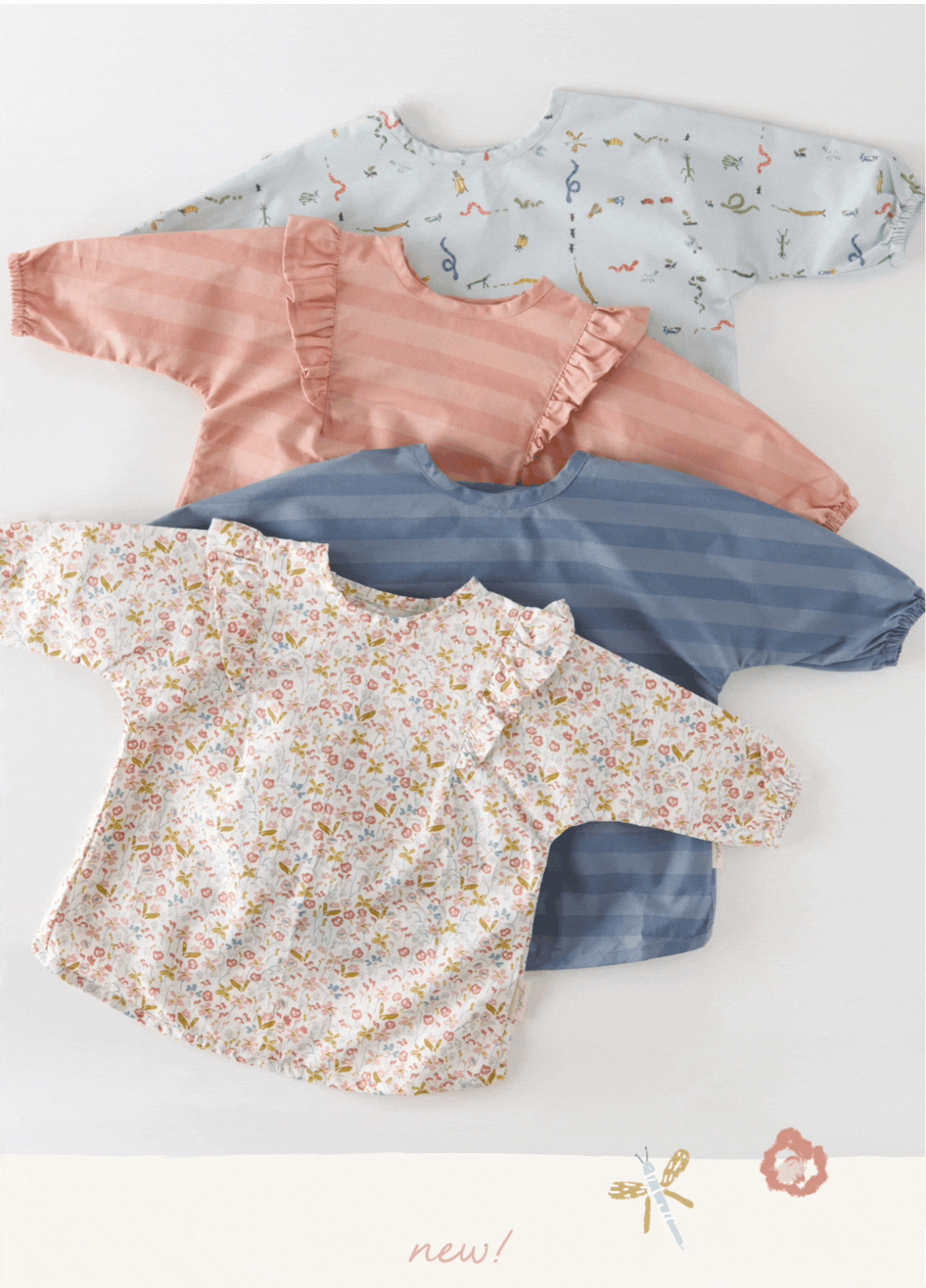 Pehr: New Bibs & Smocks Are Here! | Milled