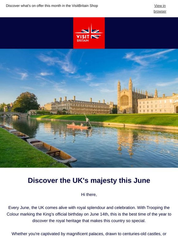 Visit Britain: The Latest News from the VisitBritain Shop | Milled