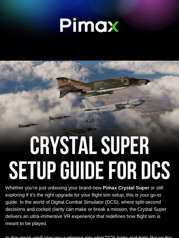 Pimax: Your Ultimate Crystal Super Setup Guide for DCS | Milled