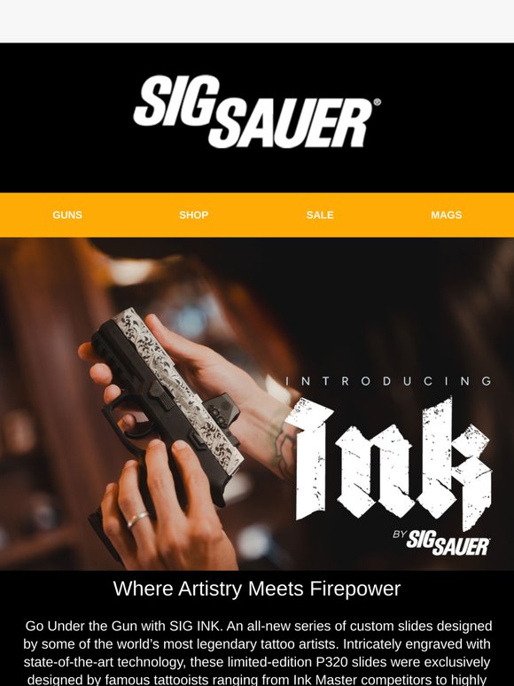 SIG SAUER: SIG INK: Where Artistry Meets Firepower | Milled