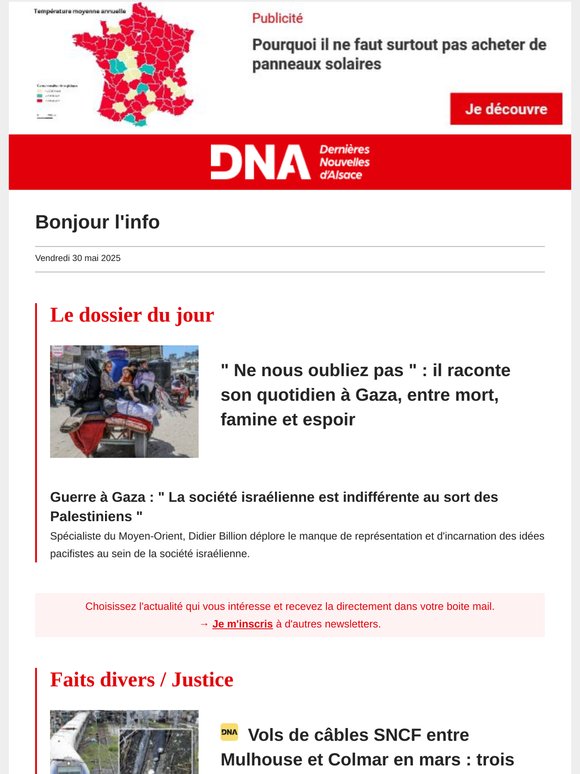 Dernières Nouvelles d'Alsace - DNA: La Matinale des DNA | Milled