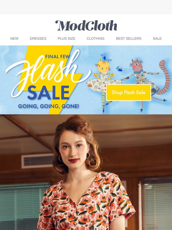 Modcloth Email Newsletters: Shop Sales, Discounts, and Coupon Codes