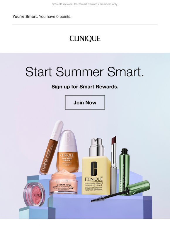 Clinique Email Newsletters: Shop Sales, Discounts, and Coupon Codes