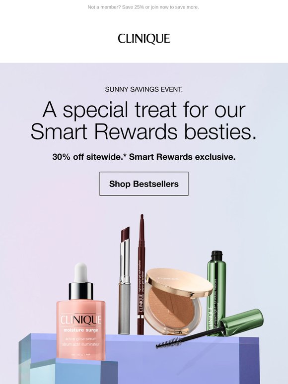 Clinique Email Newsletters: Shop Sales, Discounts, and Coupon Codes