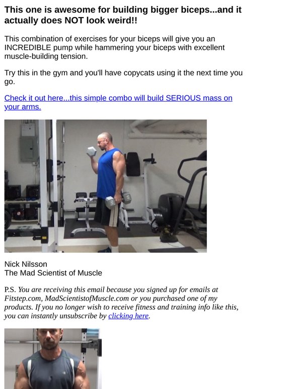 FitStep: The best bicep superset for eye-popping MASS... | Milled
