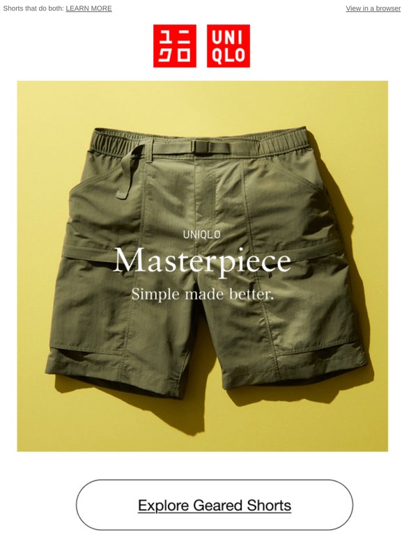 UNIQLO: Get off the grid (or hit the town) in these shorts | Milled