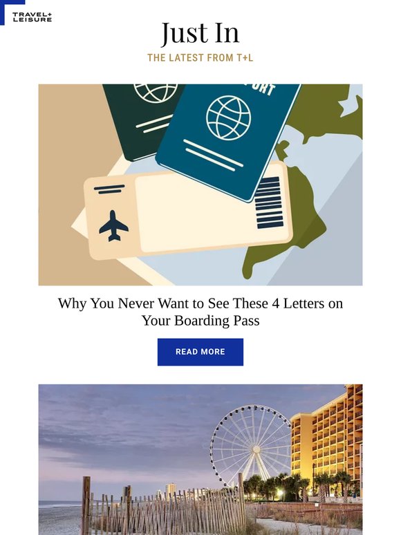 Travel + Leisure: 4 Letters You Never Want to See on Your Boarding Pass ...