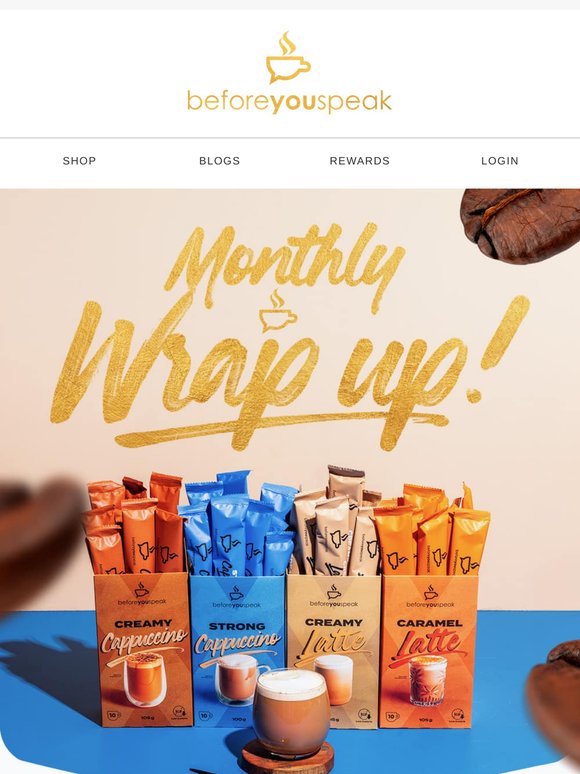 Beforeyouspeak Coffee: Beforeyouspeak May Wrap Up! ☕ | Milled