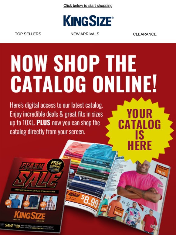 King Size: Hey friend, Your Catalog is Here! | Milled