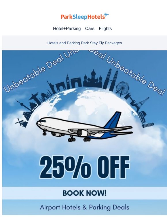 Park Sleep Hotels: Save BIG: Bundle Your Hotel & Airport Parking! 💰 ...