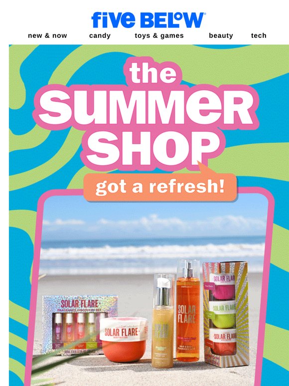Five Below: summer shop 2.0 is here! ☀️ | Milled