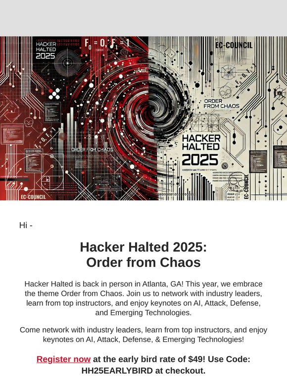 EC-Council: Hacker Halted 2025 is Heading Back to Atlanta! | Milled