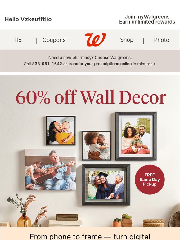 Walgreens: They did it! 🎓 Here’s 60% off Wall Decor to help you make it ...