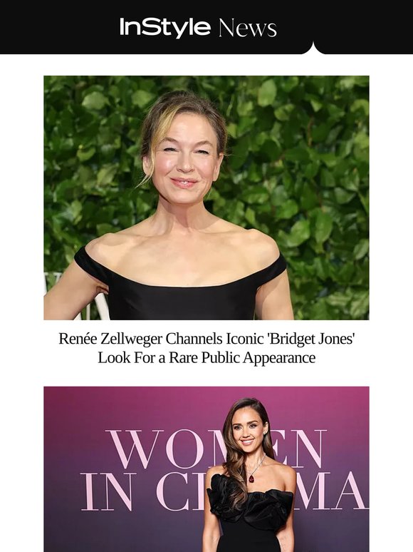 InStyle: Renée Zellweger channels iconic 'Bridget Jones' look for a ...