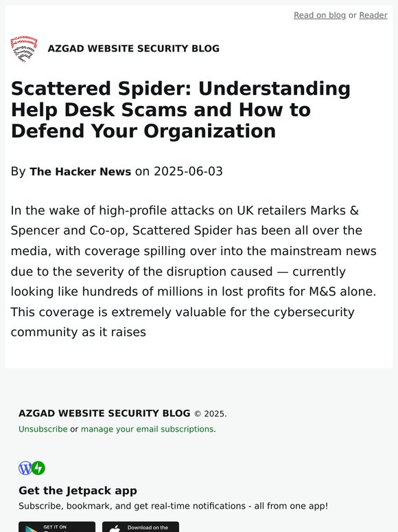 AZGAD Security: Scattered Spider: Understanding Help Desk Scams and How ...
