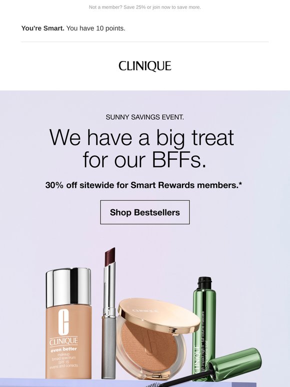 Clinique Email Newsletters: Shop Sales, Discounts, and Coupon Codes