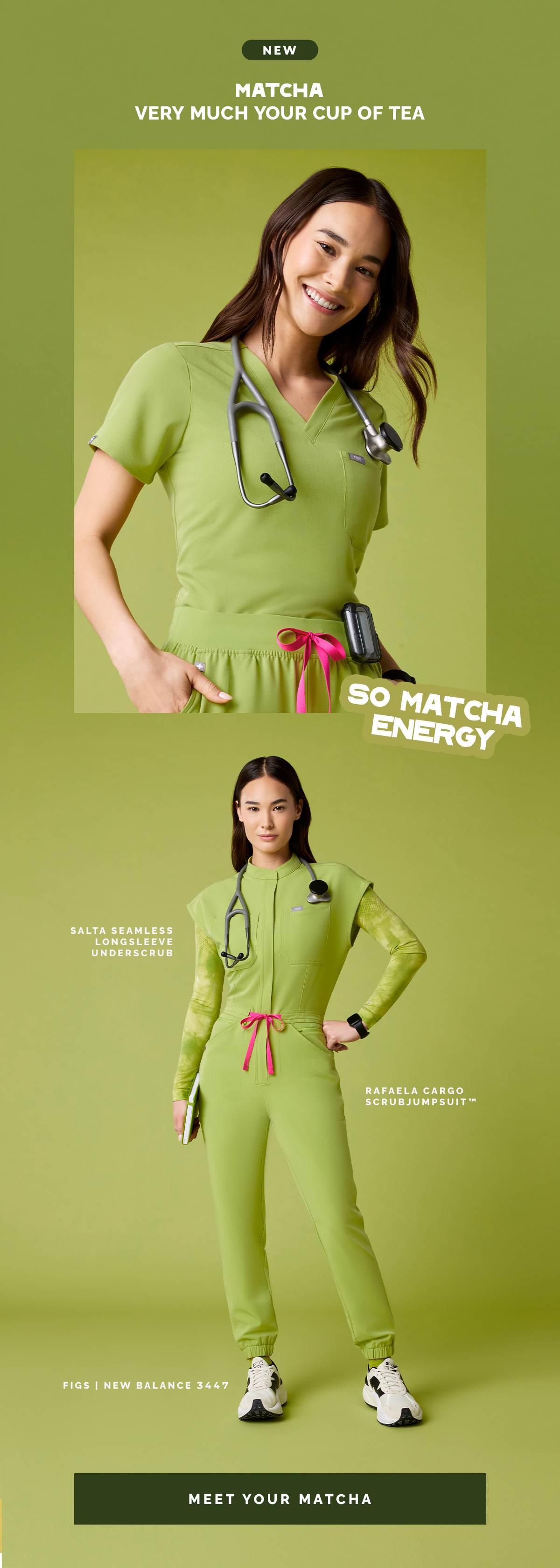 FIGS: NEW! Matcha and Dark Magenta | Milled