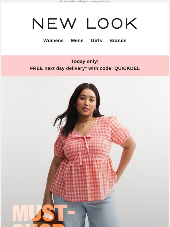 New Look Email Newsletters: Shop Sales, Discounts, and Coupon Codes