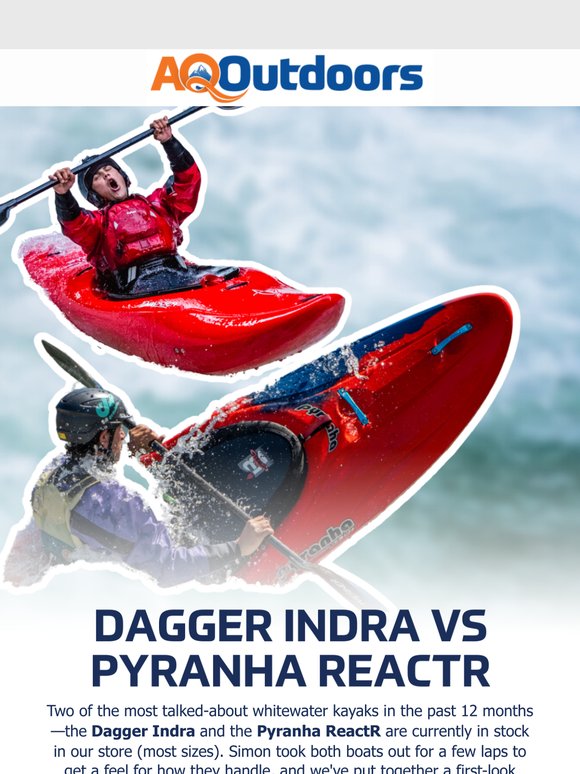 Aquabatics: Dagger Indra vs. Pyranha ReactR - Which should you choose ...