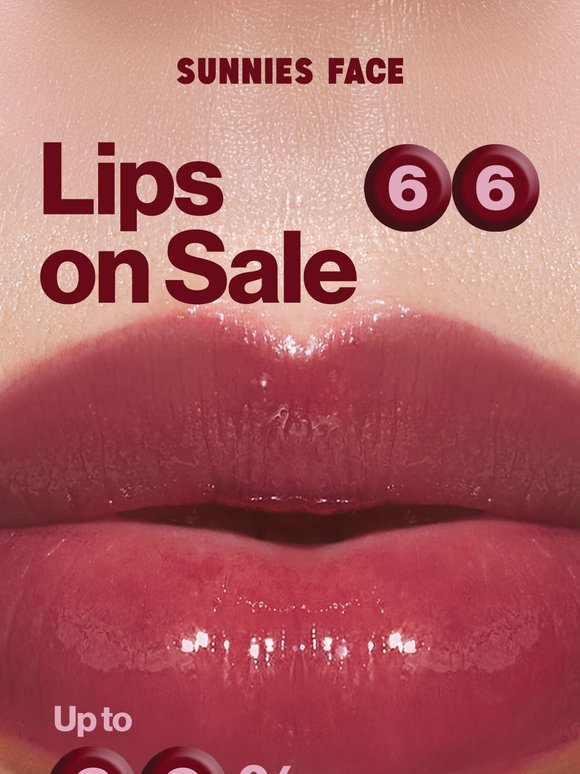 Sunnies Face: Your Fave Lips on Sale 👄 | Milled