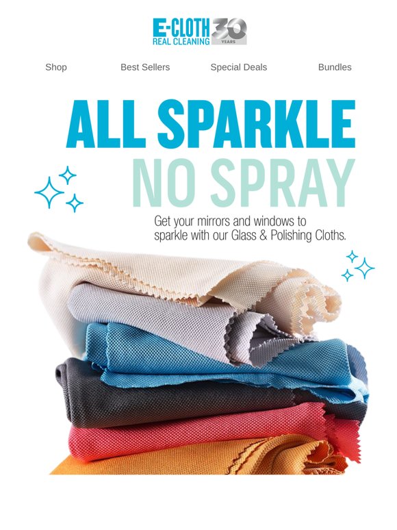 E-Cloth: Water + this cloth = spotless glass | Milled