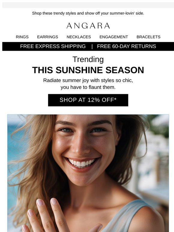 Angara: 12% Off* Styles to Glam Up Your Summer ️‍🔥 | Milled