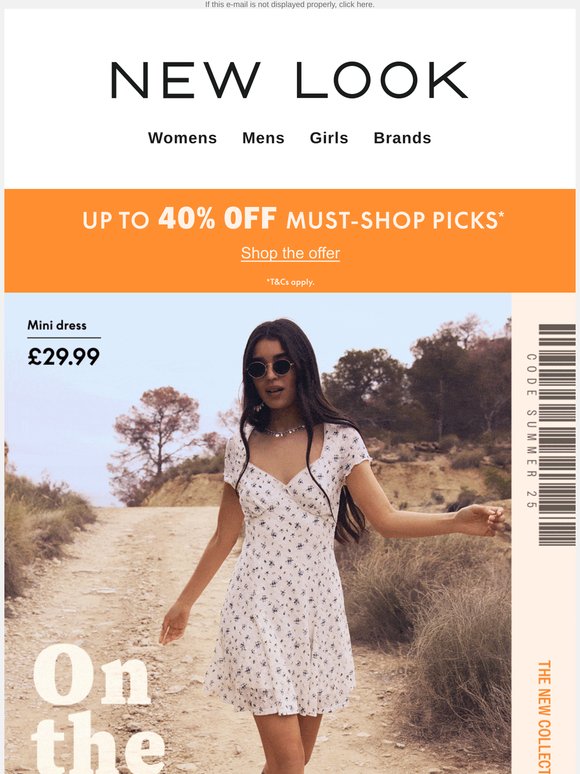 New Look Email Newsletters: Shop Sales, Discounts, and Coupon Codes