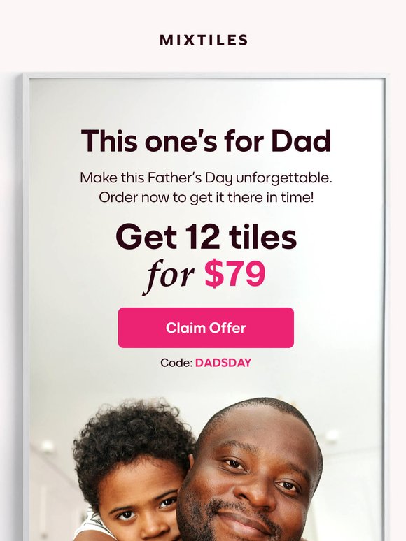 Mixtiles: 12 tiles for $79–Just in Time for Dad | Milled