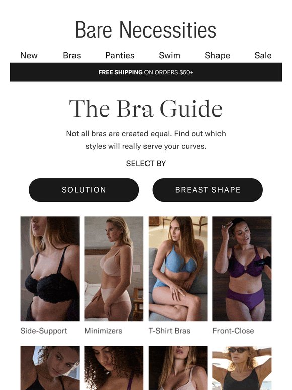 Bare Necessities: Introducing The Bra Guide – Find Your Perfect Fit | Milled