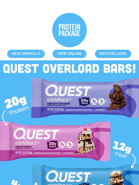 Protein Package: New Quest Bars - Overload Your Tastebuds! 🔥 | Milled