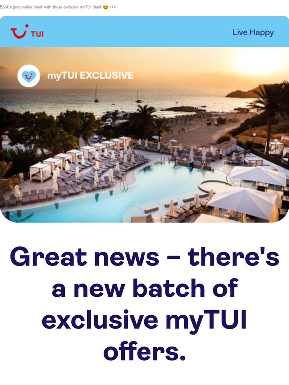 TUI: Your new myTUI offers have landed | Milled