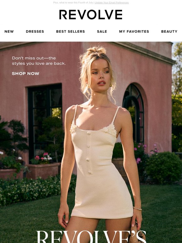 REVOLVE Email Newsletters: Shop Sales, Discounts, and Coupon Codes