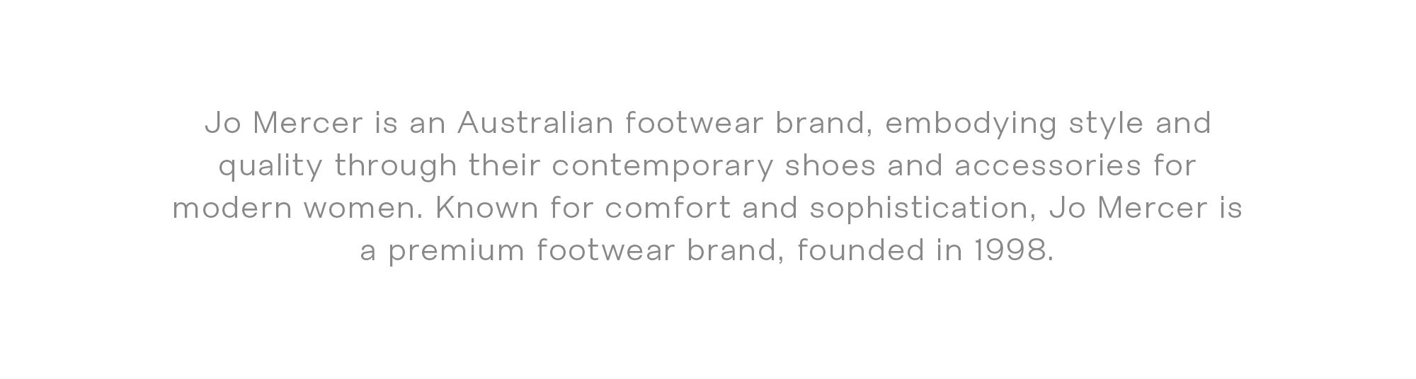 Jo Mercer: New Arrival | Nola | Milled