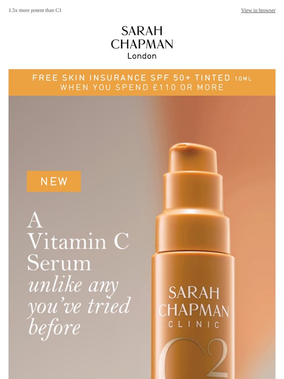 Sarah Chapman: The Wait Is Over: NEW C2 Serum Is Here | Milled