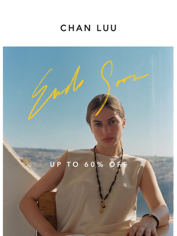 Chan Luu Email Newsletters: Shop Sales, Discounts, and Coupon Codes