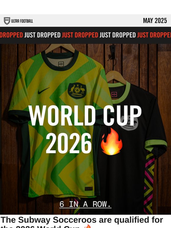 Ultra Football: The Subway Socceroos are qualified for the 2026 World ...