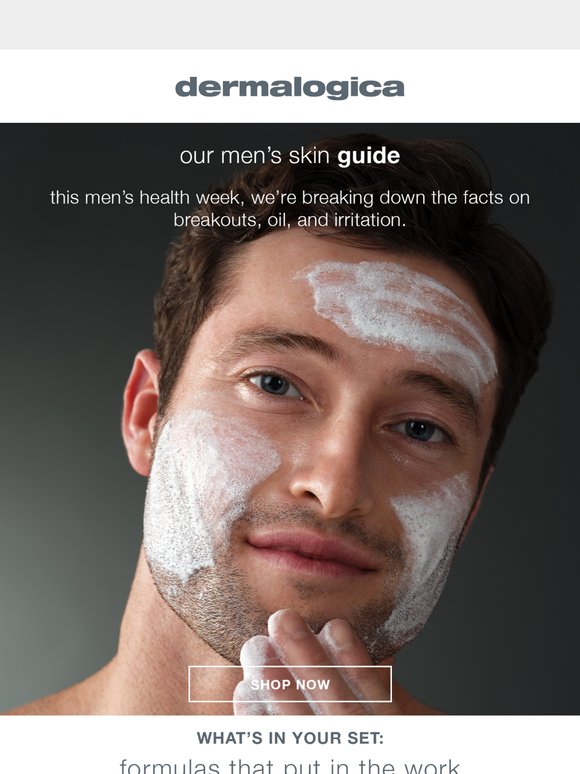 Dermalogica: Men’s Health Week: Let’s talk skin | Milled