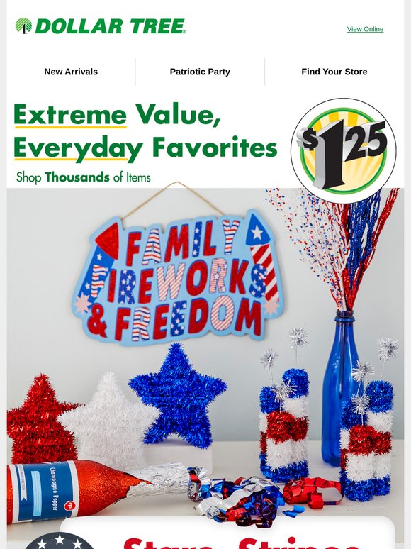 Dollar Tree: Red, white & blue favorites | Milled