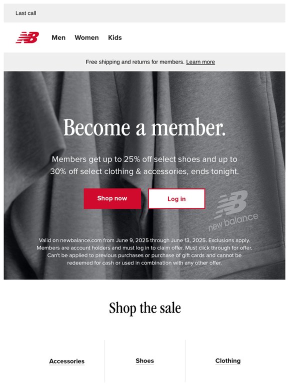 New Balance Email Newsletters: Shop Sales, Discounts, and Coupon Codes
